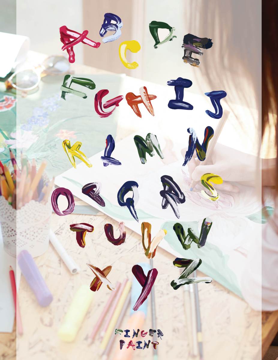 Finger Paint Font – Dan Barlow